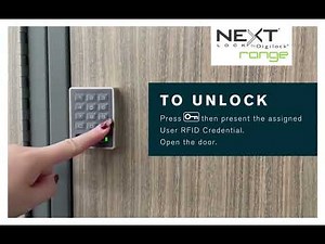 How to operate a Digilock Range Combo Lock | Assigned Bolt | RFID or Keypad