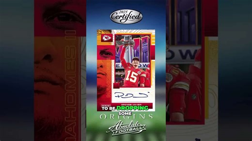 panini releases special patrick mahomes autograph cards