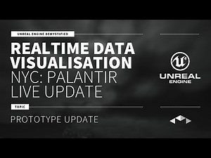 REALTIME DATA VISUALISATION - LIVE UPDATE - UNREAL ENGINE - UE4 - UE5