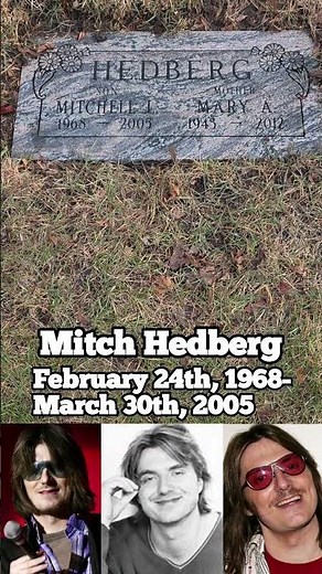 The Grave of stand-up comedian Mitch Hedberg.