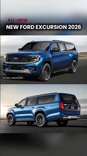 NEW FORD EXCURSION 2026 #ford #fordexcursion