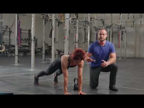 Cross-Body Kettlebell Plank