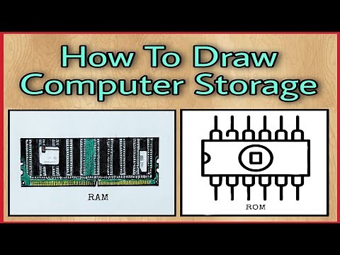 How to Draw Storage Device | Storage Device Chart | Make a Chart on Storage | Storage Device