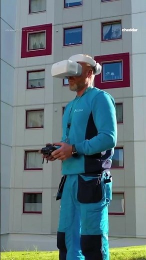 This drone is made for high-rise window washing