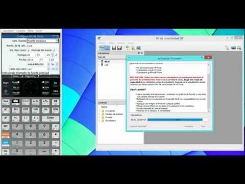 Instalar conectivity kit, calculadora virtual y real hp prime