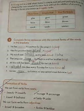 Ace English grammar and composition for class 7 lesson 4,5 and6