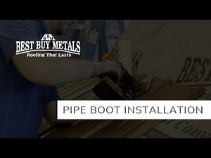 How to Install a Pipe Boot on a Metal Roof