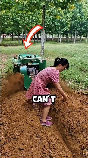 This Machine Digs Pits by Itself 🤯 | Can It Work on Mountains? #shorts