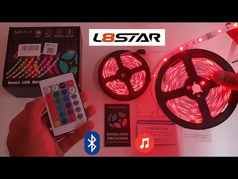 L8STAR RGB LED Strip Light 10M Unboxing and Setup