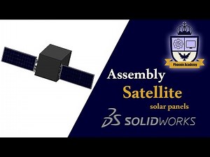 Solar Panels on Satellites - SolidWorks tutorial