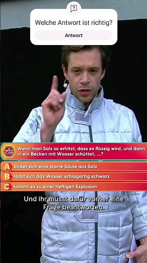 Heißes Experiment mit Checker Tobi | Die beste Klasse Deutschlands #shorts