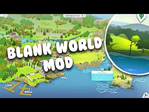 CUSTOM NAMED EMPTY WORLD SAVE MOD | The Sims 4 Mods
