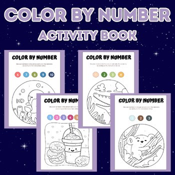 Color by Numbers Challenge – Activity Book for Kids.