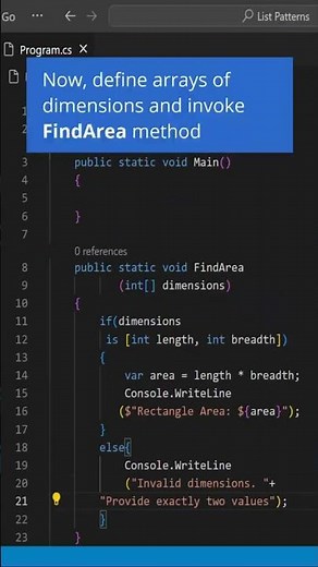 List Pattern Matching in C#