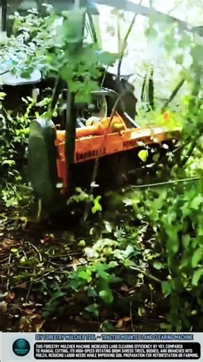 DIY Forestry Mulcher Tool – Tractor Mounted Land Clearing Machine