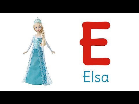 Disney Toys ABC Characters - Learn Alphabet Sounds - Phonics with Elsa, Mickey, Ariel, Nemo,