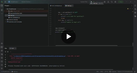 Virtual Mouse Using Hand Gestures I built a virtual mouse system that allows hands-free control of a computer using a webcam and hand gestures. How it works: - The camera detects your hand and… | Keerthana Sara Kiran