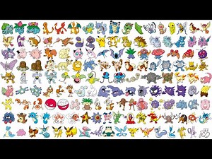 Coloring Every Pokémon from Generation 1 (151 Pokémon)