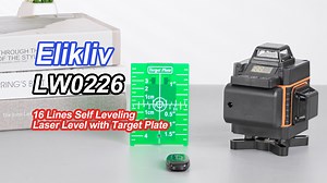 Watch Elikliv 4d Laser Level 360 Self Leveling with Target Plate on Amazon Live