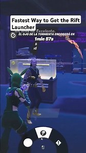 Fastest Way to Get the Rift Launcher (1 Second!) #fortnite #gaming