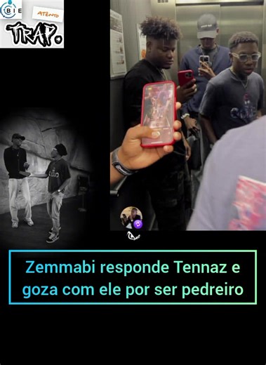 14K views · 836 reactions | Tennaz subistimou os tik tokers Na música Rip kizombeiro de Zemmabi e Celmo.... Tennaz foi feito em pedaços  Eles pegaram pesado Provavelmente hoje terá resposta do Tennaz! Ninguém saí da internet  | Bié Atento Trapp | Facebook
