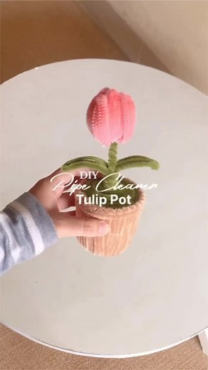 DIY Fuzzy Wire Flowers Tutorial