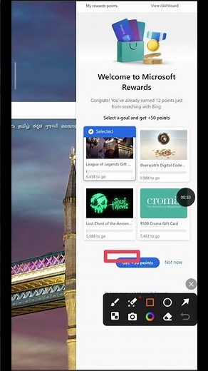 How to get microsoft rewards points (FAST)!! 🔥 #microsoftrewards