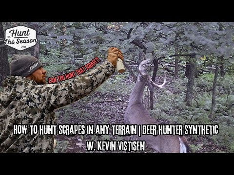Whitetail Scrapes Explained | How to Hunt scrapes Anywhere | Kevin Vistisen: Deer Hunter Podcast