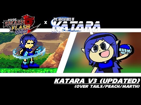 SSF2 Mods: Katara v3 (UPDATED) (over Tails/Peach/Marth)