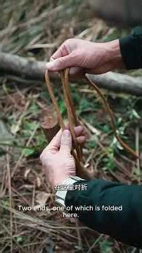 This Knot Pulls Out Deep Wooden Stakes Instantly!