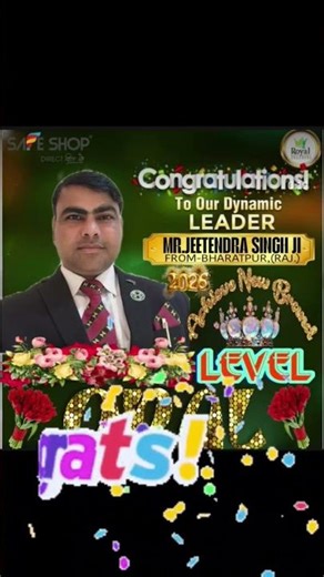 Congratulations 🥳Shriman Jitendra Singh Sir ji achieving Opal level Safe shop #shorts #trending #mlm