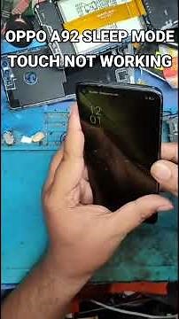 #OPPO A92 TOUCH NOT WORKING SLEEP MODE #TOUCH PROBLEM #MOBILE