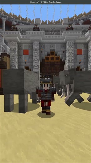 The TRUTH about Colosseum but Minecraft #minecraft #wildlife #rome