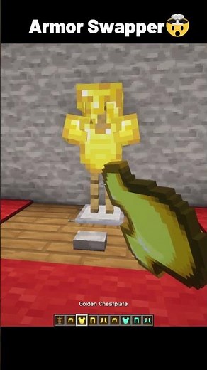 Minecraft Armor Swapper Redstone Build Tutorial