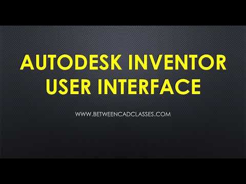 Autodesk Inventor User Interface