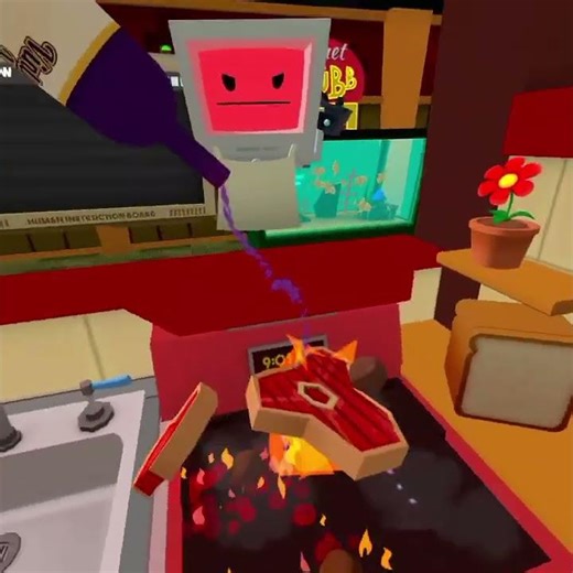 Celebrity chef chaos in VR 😂#vr #jobsimulator #vrchef #cookingfail #vrfail #metaquest3s