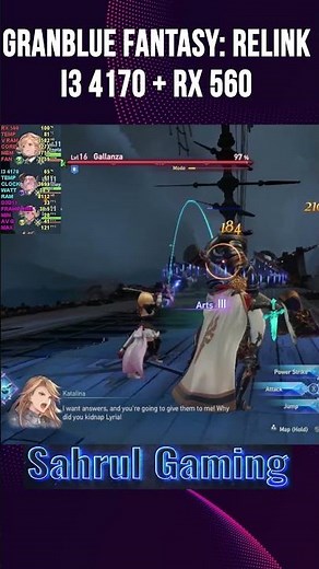 Is Granblue Fantasy Relink PLAYABLE on LOW END Hardware like RX 560?