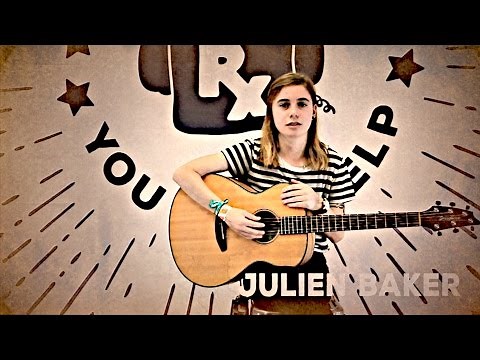 Julien Baker plays "Badlands" (Bruce Springsteen) backstage @ Newport Folk Fest 2016