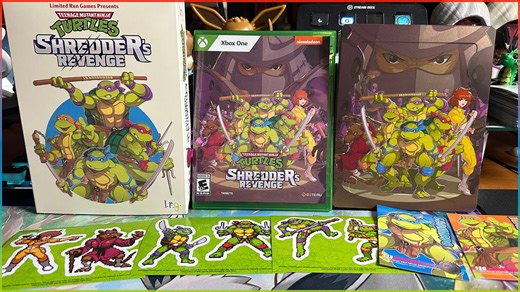 Teenage Mutant Ninja Turtles: Shredder’s Revenge classic edition unboxing (Limited Run Games)