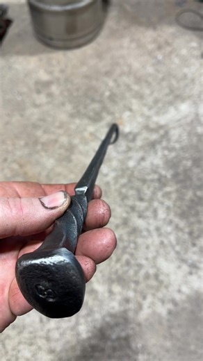 My latest rail spike steak turner. Great for the BBQ. | Paul Fontanini - Artist