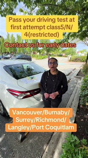 Driving test in Vancouver N class 5 #icbc #drivinglessons #driving #drivingtest #drivingtip #foryou #foryoupage #fyp #surrey #richmond #burnaby