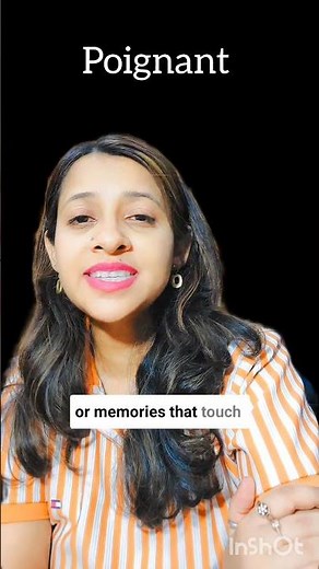 What Does 'Poignant' Mean? | Learn This Powerful English Word #learnenglishwithpriyankaa #english .