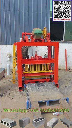 machine à poser les parpaings blocks blocs agglos de ciment beton manuelle #blockmachine