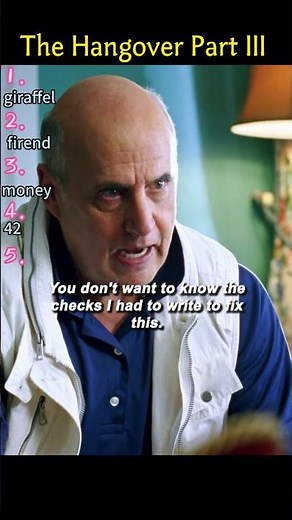 “I Bought a Giraffe!” — Alan’s Most Unhinged Moment| The Hangover Part III#short