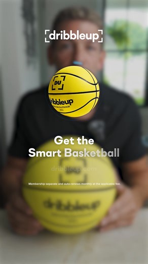 Where tech meets the court. 🏀 The Smart Basketball turns screen time into skill time—making training cooler, smarter, and way more fun. 🤩 #SmartBasketball #TrainSmarter #BallIsLife | Dribbleup