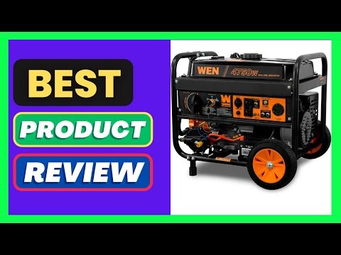 WEN 4,750-Watt 120V/240V Dual Fuel Portable Generator with Wheel Kit and
