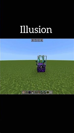 Minecraft Illusion #short #minecraft