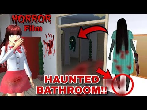 Be Careful!! There's a Ghost Zombie Woman inside Haunted Bathroom😱 in SAKURA SCHOOL