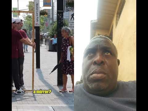 Non-Reflecting Mirror Prank #shorts #prank #duet