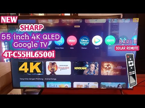 REVIEW LED TV SHARP AQUOS QLED 4T-C55HL6500i 55 inch 4K QLED Google TV #review #sharp #c55hl6500